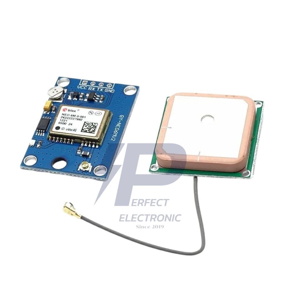 NEO-6M GPS Module GY-GPS6MV2 โมดูล “ พร้อมสายอากาศ “ (รับประกันสินค้า 6 ...